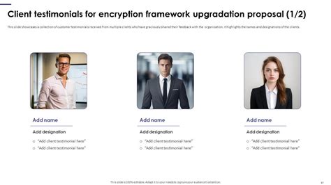 Encryption Framework Upgradation Proposal Powerpoint Presentation