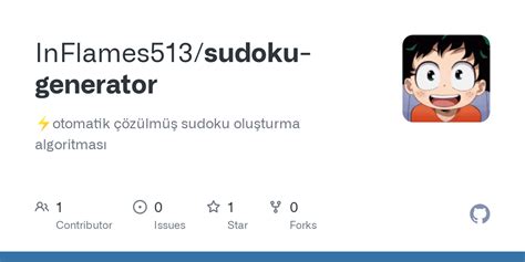 Github Inflames513sudoku Generator ⚡otomatik çözülmüş Sudoku Oluşturma Algoritması
