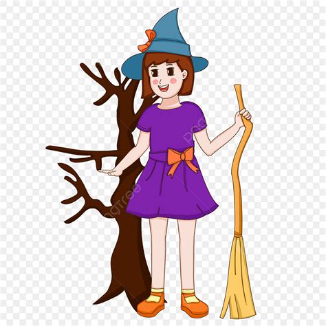 할로윈 일러스트 만화 호박 마녀 그림 가장 무도회 드레스 Png 일러스트 및 Psd 이미지 무료 다운로드 Pngtree