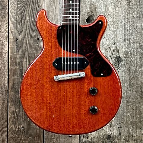 1961 Gibson Les Paul Jr Double Cut Cherry Guitars Electric Solid