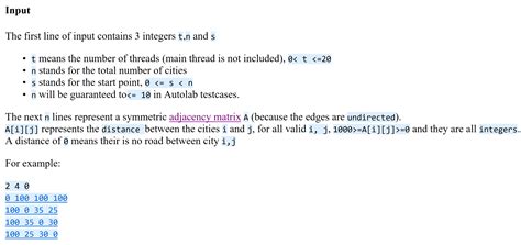 多线程动态规划算法求解tsptraveling Salesman Problem 并附c语言实现例程 Csdn博客