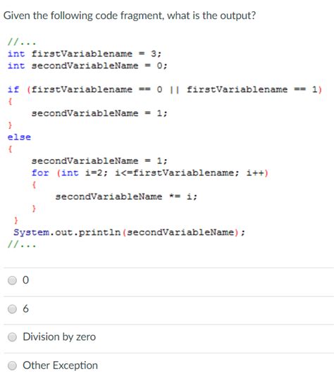 Solved Given The Code Below A Syntax Error Prevents It From Chegg