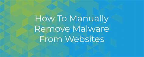 How To Manually Remove Malware From Websites Cpanel