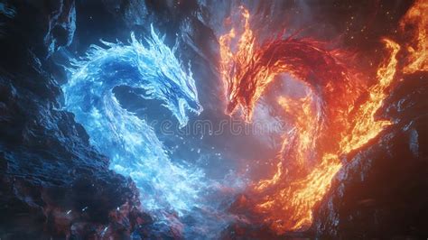 Fire And Ice Dragon Wallpaper Dragons Of Fire N Ice By Ladyinsomnia22