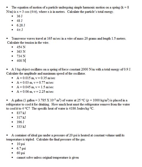Solved The Equation Of Motion Of A Particle Undergoing Chegg Com