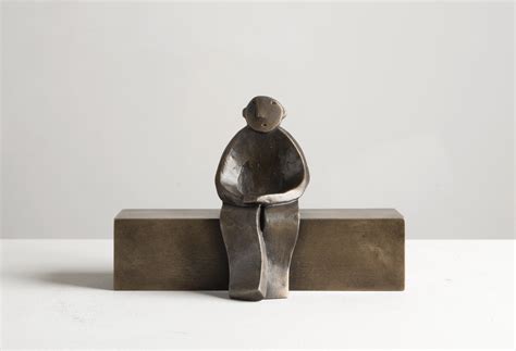 Giles Penny Rwa Man On Bench Ii Thompsons Gallery