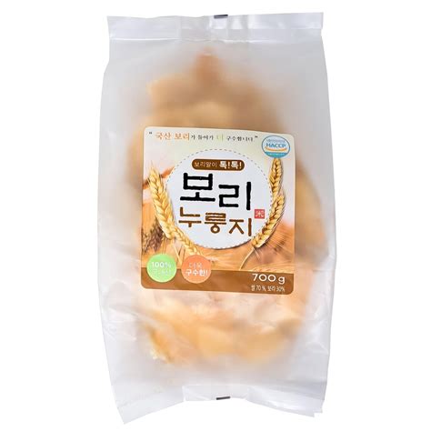 Korean Healthy Scorched Rice Chip 700 G 24 7oz 보리누룽지 1 Pack 1 X 700 G