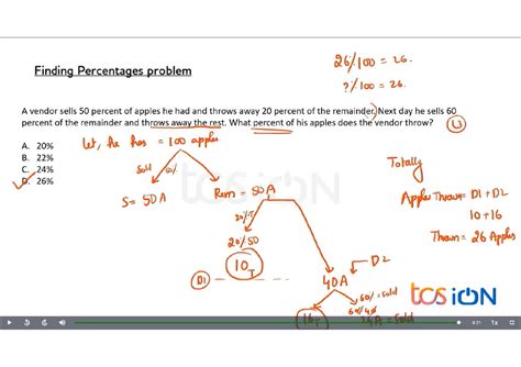 1tcs Nqt Percentages Practice Computer Science And Engineering