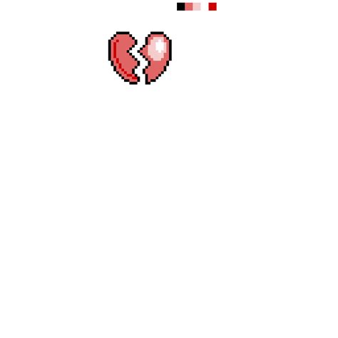 Minecraft Heart Pixel Art