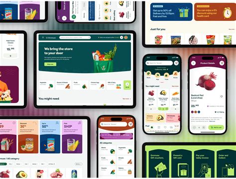 Grocery Mobile App And Web Design 38 Images Behance