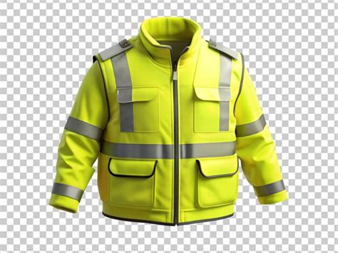 Premium Psd Yellow Safety Jacket