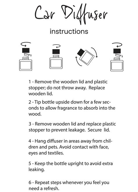 Hanging Diffuser For Car Air Freshener Accessory Etsy