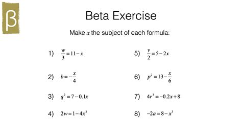 Worksheet Rearranging Equations At Callum Winter Irving Blog