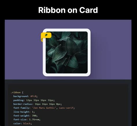 Ribbon On Card In Css Full Code Jon Snow Posted On The Topic Linkedin