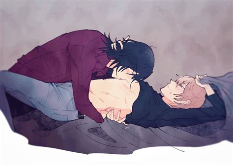 Rule 34 2boys Bed Bedroom Bl Blush Body Worship Clutching Sheets