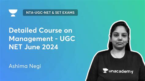 Nta Ugc Net And Set Exams Detailed Course On Management Ugc Net June