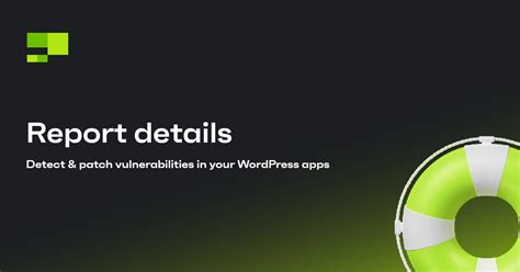 report details patchstack docs
