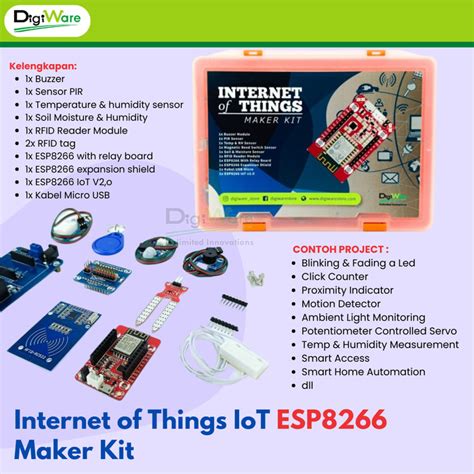 Jual Internet Of Things Iot Esp8266 Maker Kit Kota Surabaya