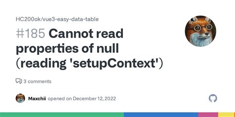 Cannot Read Properties Of Null Reading Setupcontext · Issue 185