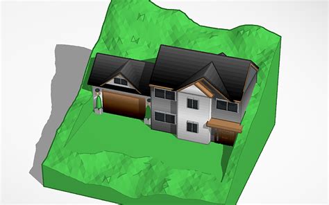 3d Design Gradient Gradient House Tinkercad