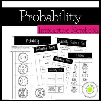Probability Interactive Notebook By Leily Geng TpT