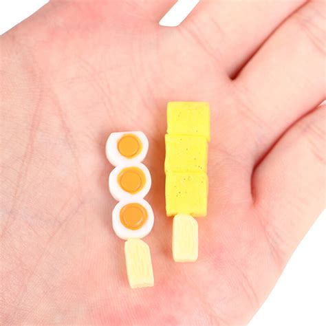 Graceful 5ชิ้น1 12บ้านตุ๊กตาจำลองขนาดเล็กไม้เสียบบาร์บีคิวอุปกรณ์ครัวของเล่น Graceful Bearing