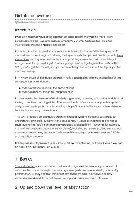 Distributed Systems Basic Concepts Distsys Ebook