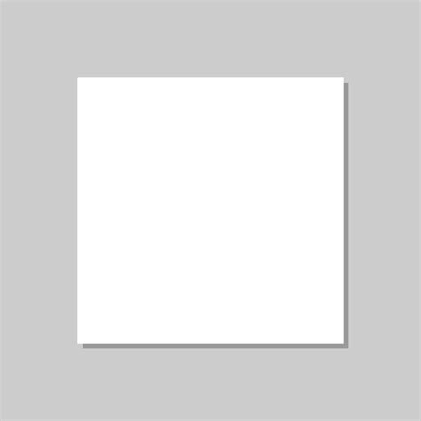 Plain White Rectangle