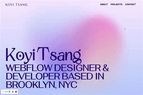 Personal Website Using Locomotive Scrolling