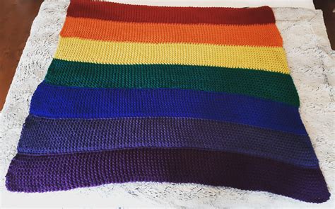 Rainbow Blanket I Made Rrainboweverything