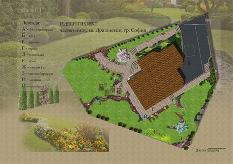 Проект концепции за озеленяване на двор