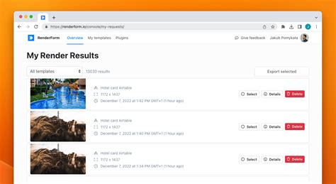 Image Generation With Integrately Renderform