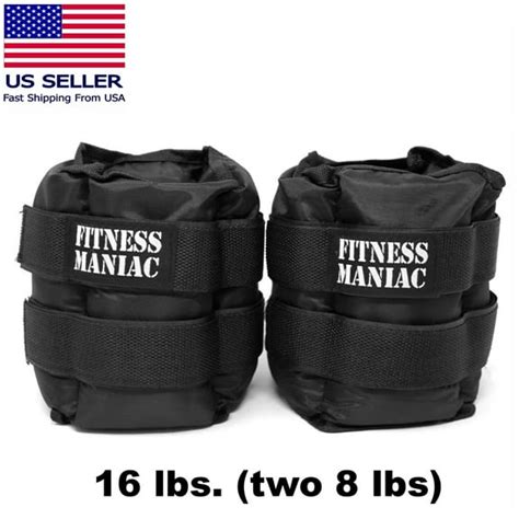 Valor Fitness Anklewrist Weight Set 2 Lb And 3 Lb Pairs Neoprene