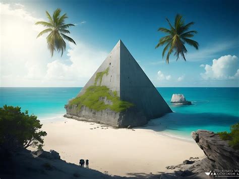 Premium Ai Image Bermuda Triangle Mystery Ai Generated