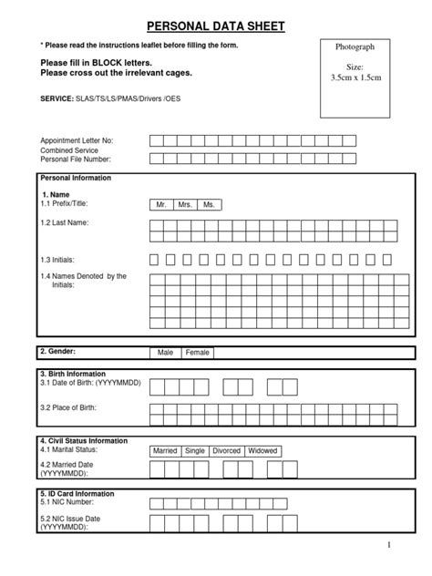 Data Collection Format Pdf