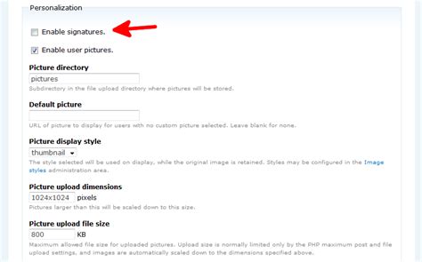 How To Enable User Signatures In Drupal 7 InMotion Hosting