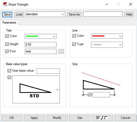 Slope Triangle Trimble User Assistance