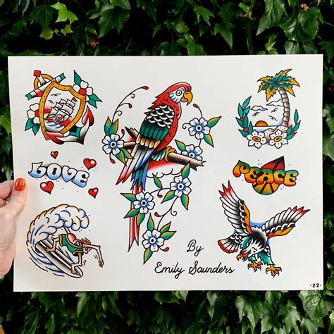 New Sheet Ig Emilysaunderstattoo R Traditionalflash