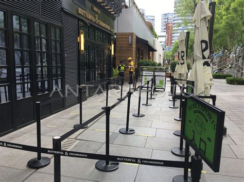 Beijing City Applies Partial Locking Area Antara Foto