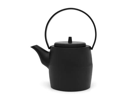 Подаръчен сет чугунен чайник Kobe 12 л и 2 бр порцеланови чаши за