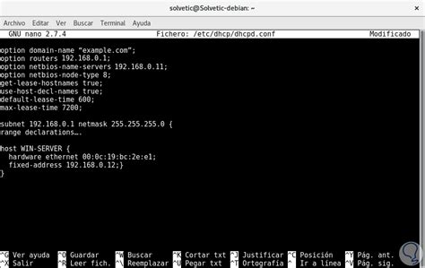 Cómo Instalar Y Configurar Servidor Isc Dhcp En Debian 9 Solvetic