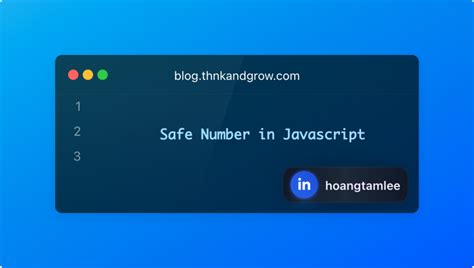 The Secret Of Safe Number Handling In Javascript Thnk And Grow