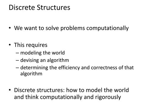 Ppt Introduction To Discrete Structures Fall 2013 Powerpoint