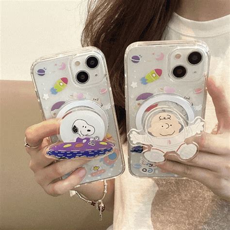 맥세이프케이스우주인우주비행 우정케이스 아이폰케이스 핸드폰케이스 귀여운케이스 주문제작케이스 맥세이프세트 커플케이스 아이폰11