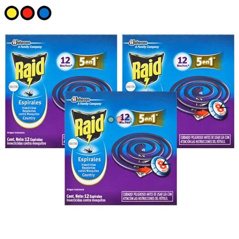 Insecticida Raid Espirales Violeta Distribuidora Pop