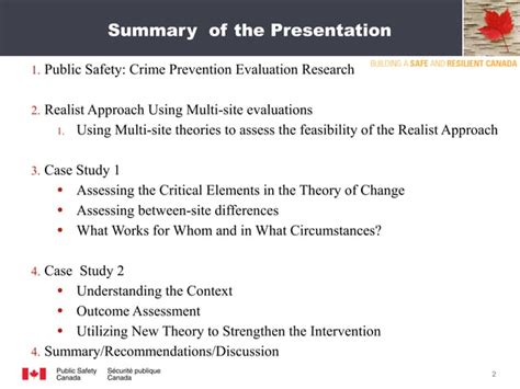 Feasibility Of Using Realist Approaches In Canadian Evaluations Ppt
