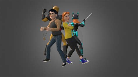 Cockroach Man And Mayfly Secret Identities 3d Model By Samalbro