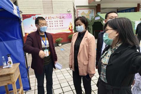 罗茜到通川区七中调研开学复课工作防控