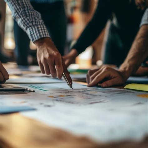 premium photo a team managing project risks and developing mitigation strategies