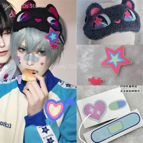 Аниме Alien Stage Till костюмы для косплея маска для глаз унисекс теплая маска для сна заколки